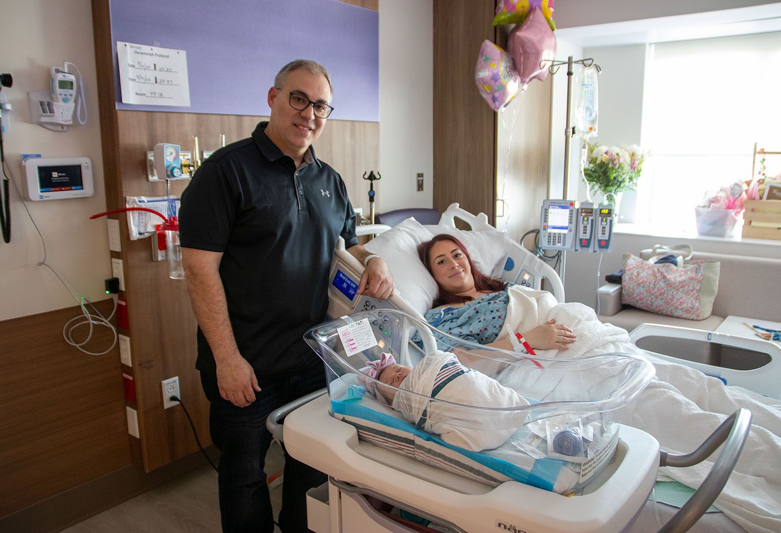 Gruppuso Family Women and Newborn Center welcomes first baby | Northwell Health