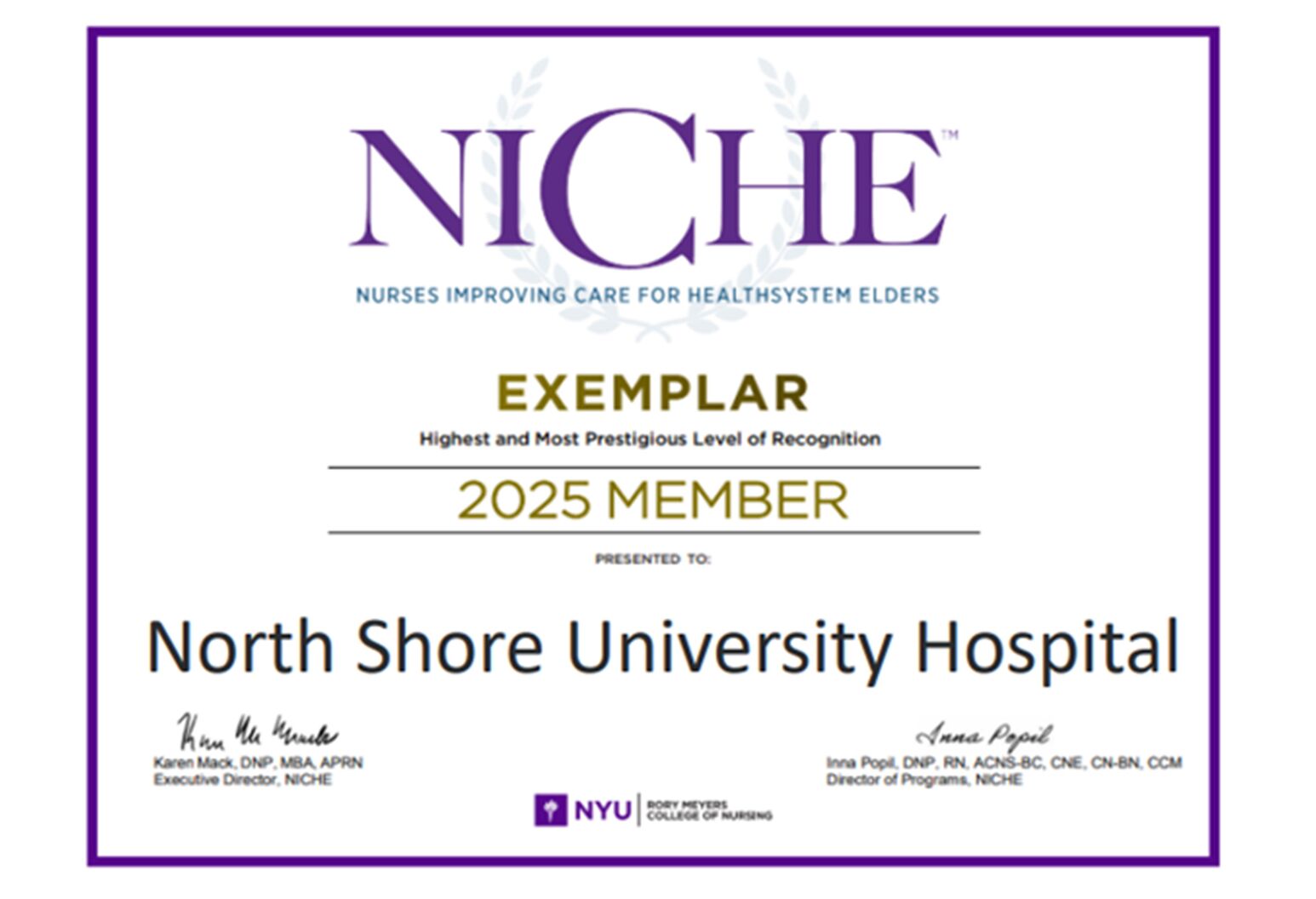 Nursing excellence at North Shore University Hospital | Northwell Health