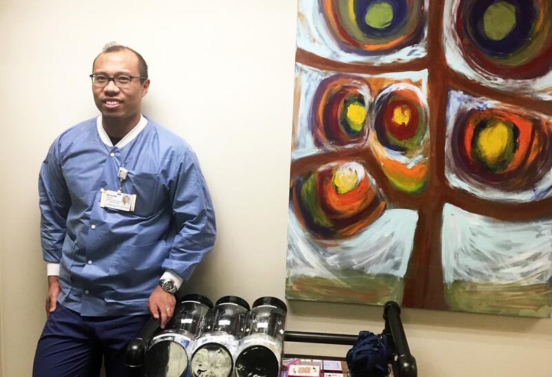A stocked amenities cart delivers comfort to patients and their ...