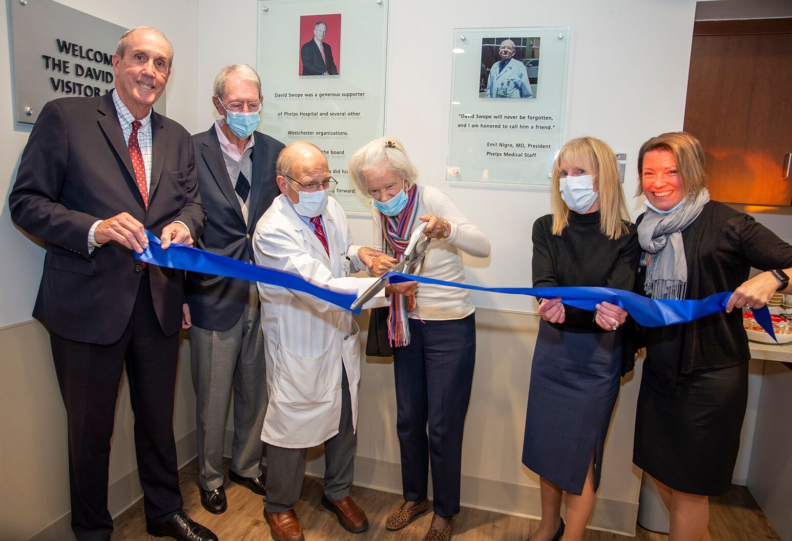 Phelps Hospital opens David Swope Reception Lobby & Visitor Lounge ...