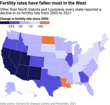 United States fertility rate is dropping | Northwell Health