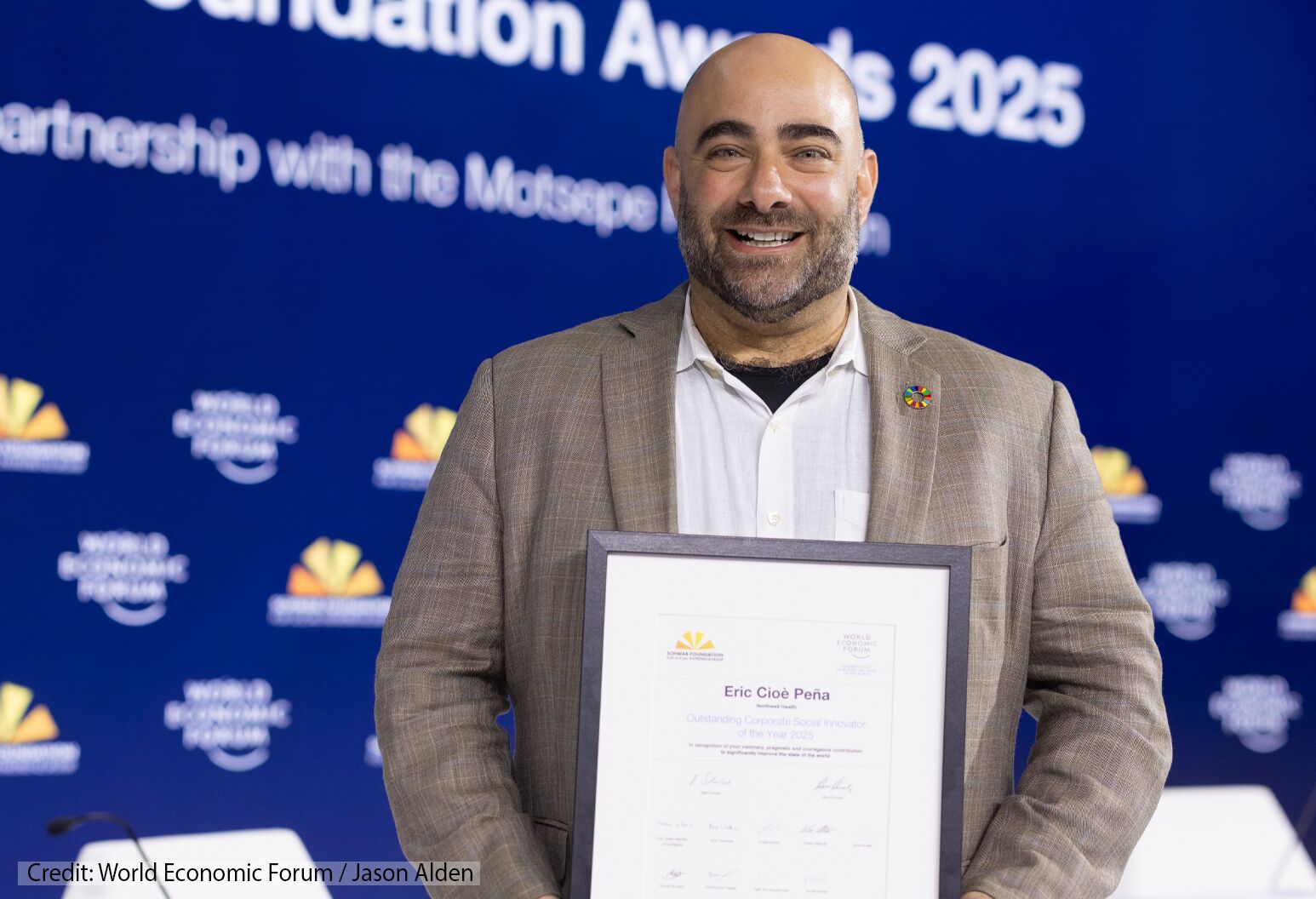 Eric Cioè-Peña named Corporate Social Innovator of the Year | Northwell ...