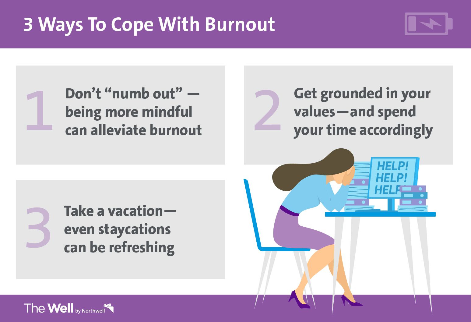 Three Tips To Help You Recover From Burnout | The Well by Northwell