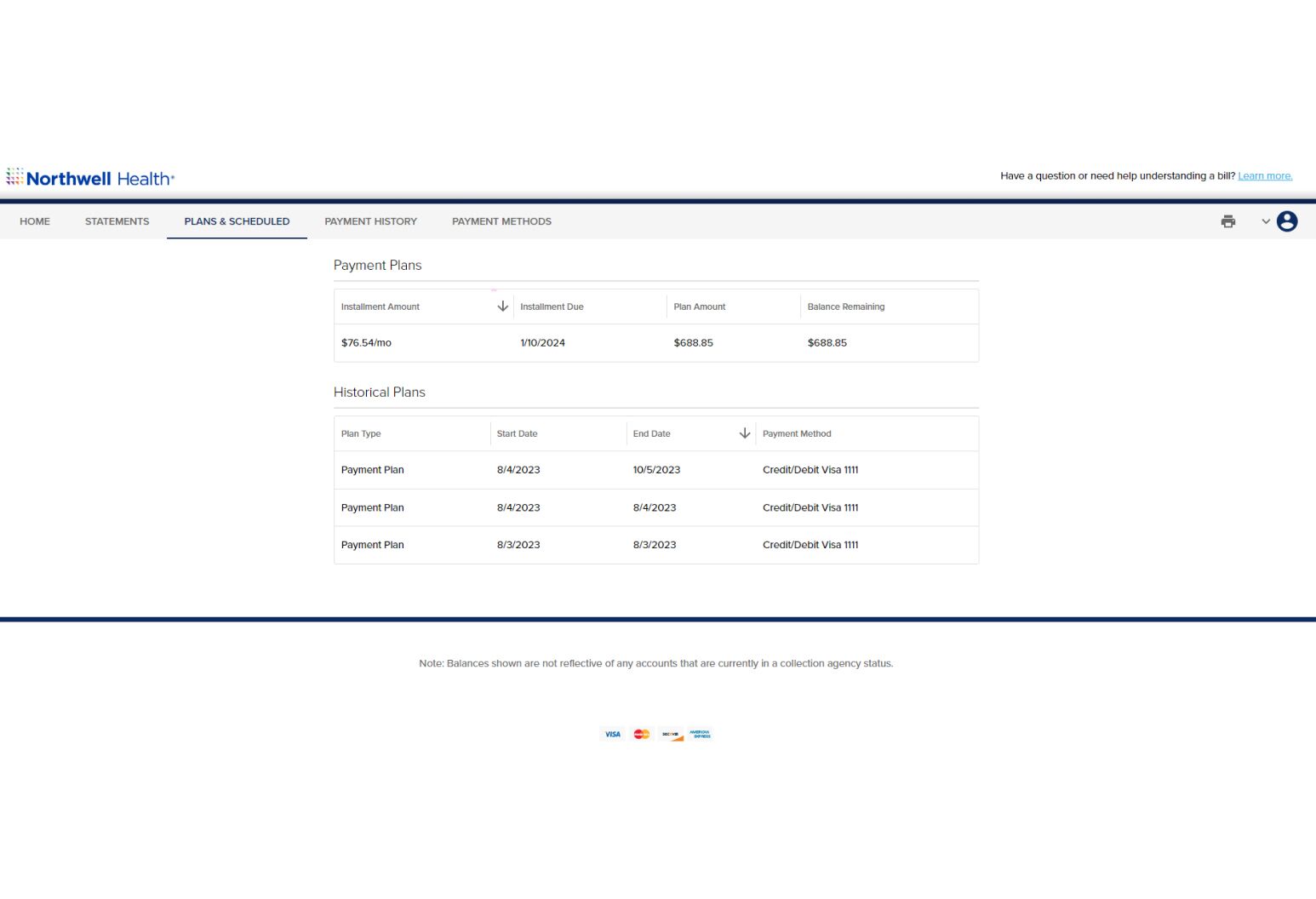 How do I create a payment plan? | Northwell Health