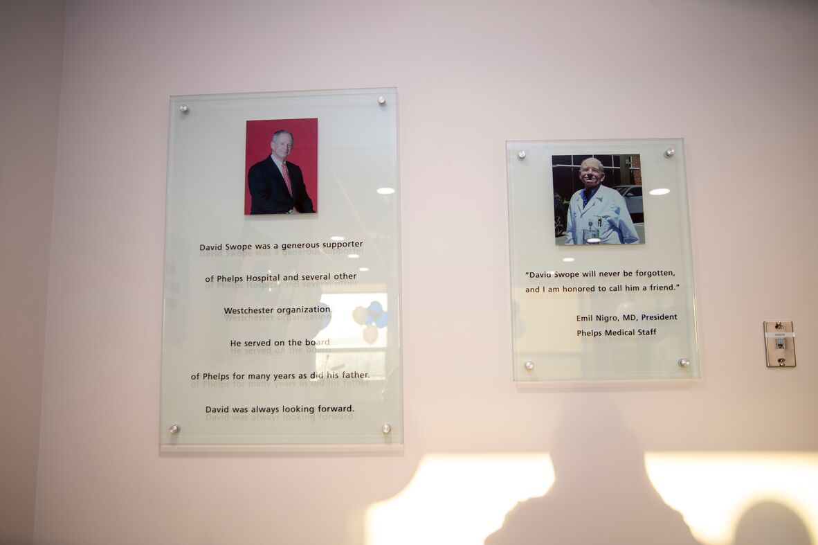 Phelps Hospital opens David Swope Reception Lobby & Visitor Lounge ...