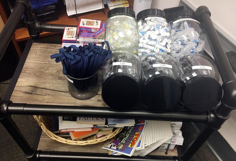 A stocked amenities cart delivers comfort to patients and their ...